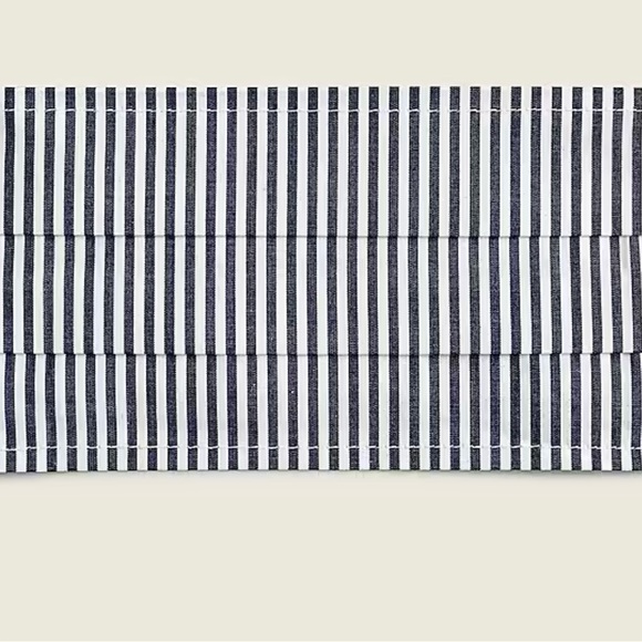 J. Crew | Accessories | Nwt J Crew Blue And White Striped Face Mask ...